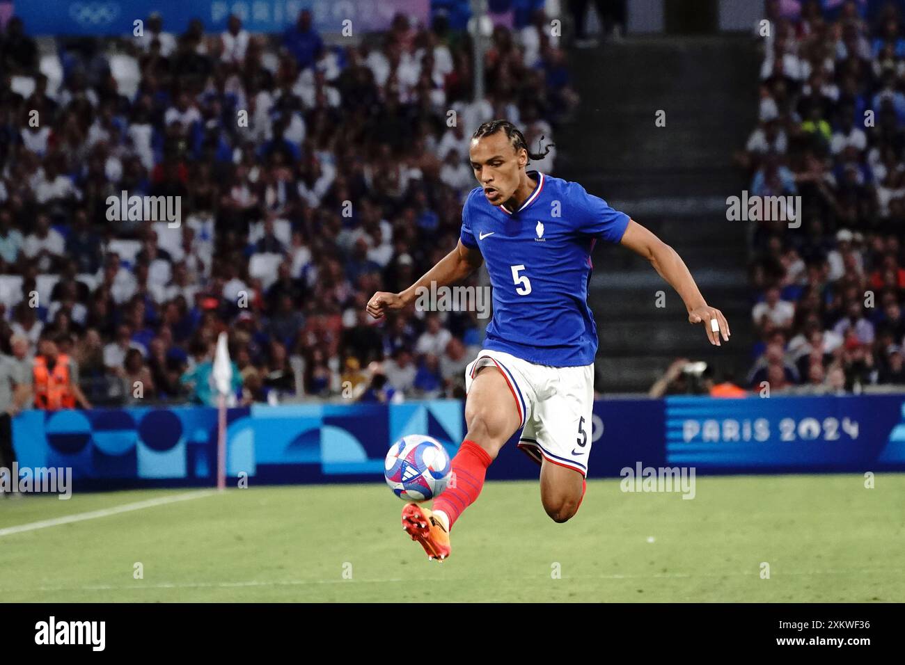 Kiliann Sildillia (France) during the Football, Men's Group A, between ...