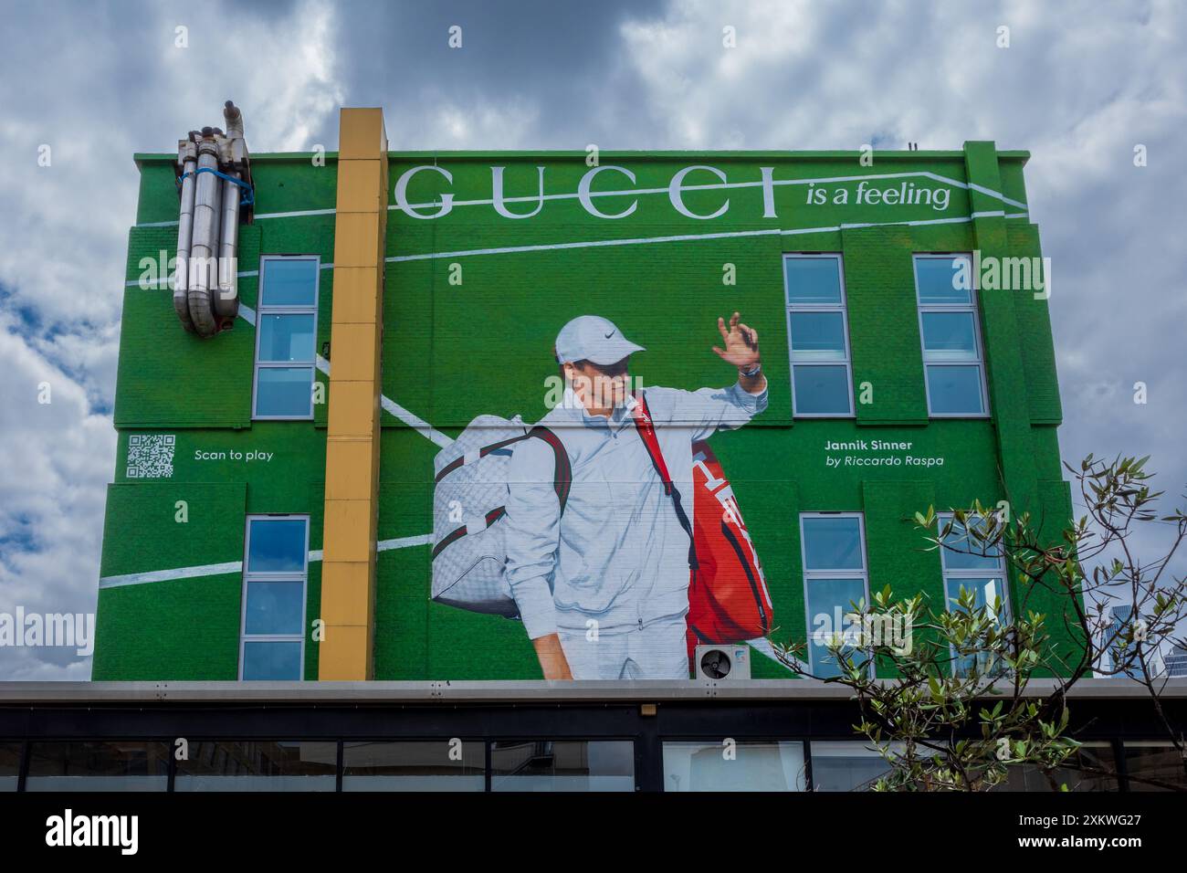 Gucci Mural London. Gucci's "Is a Feeling" Campaign 2024 featuring ...