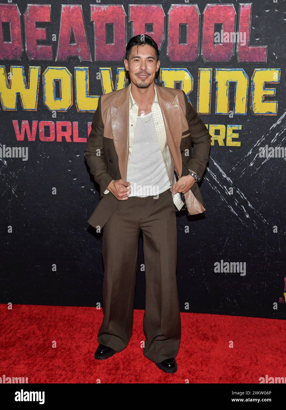 Lewis Tan attends the world premiere of Marvel Studios' "Deadpool ...