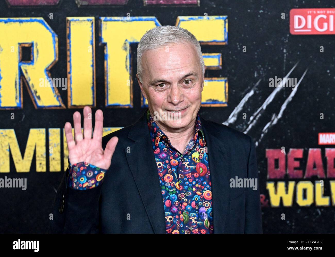 Graham Churchyard attends the world premiere of Marvel Studios ...