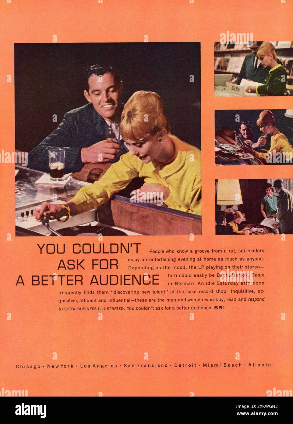 Vintage January 1962 Playboy magazine Advert, USA Stock Photo - Alamy