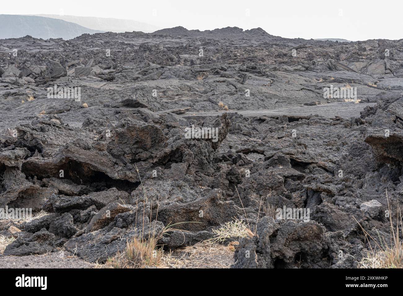 Lava formation near Ardoukoba Volcano, Djibouti Stock Photo - Alamy