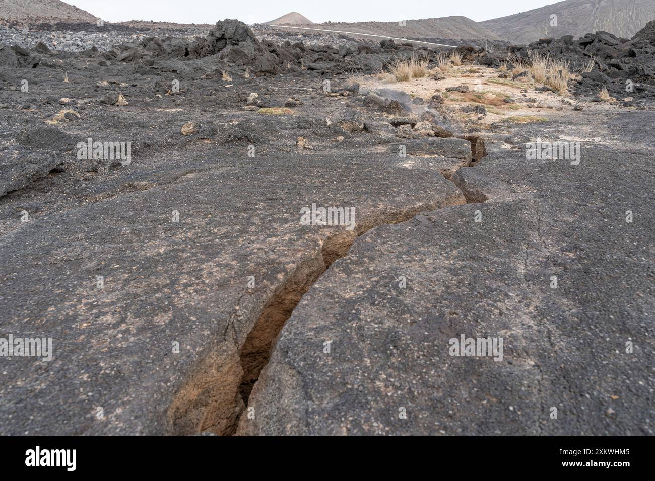 Lava formation near Ardoukoba Volcano, Djibouti Stock Photo - Alamy