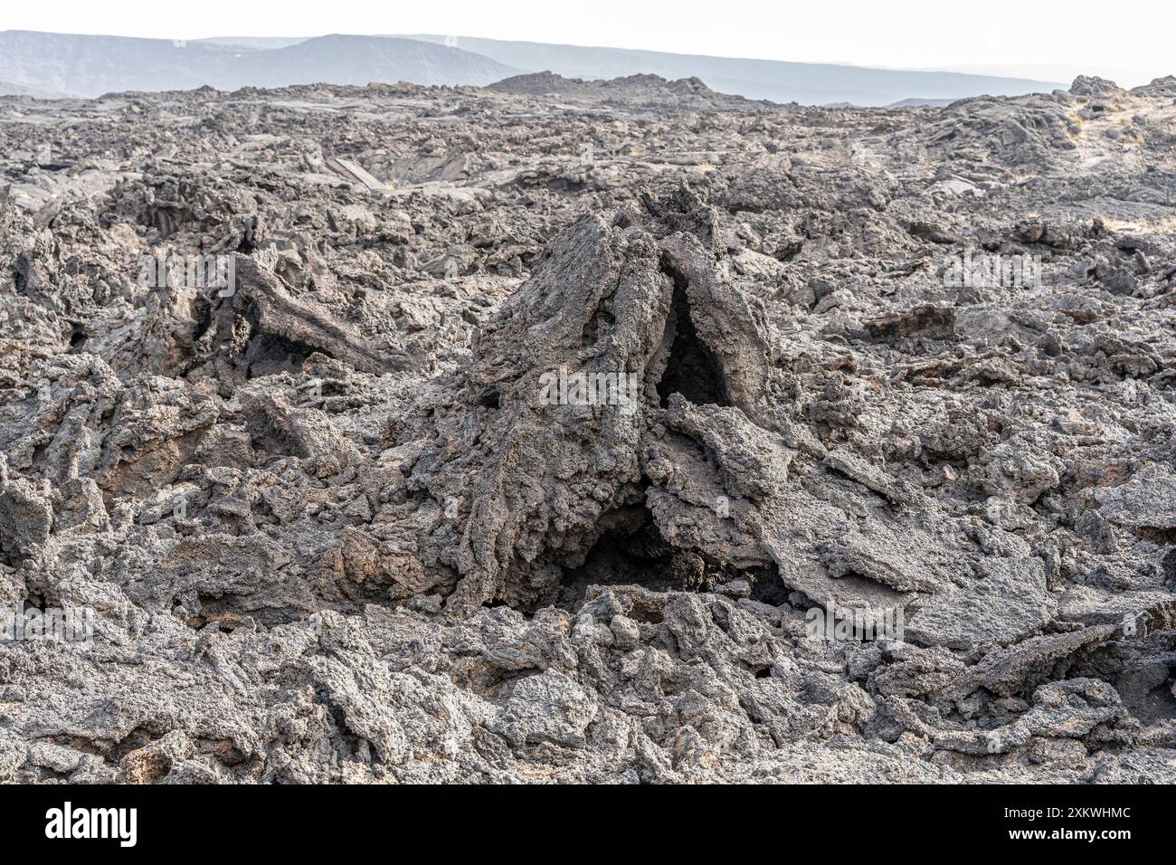 Lava formation near Ardoukoba Volcano, Djibouti Stock Photo - Alamy