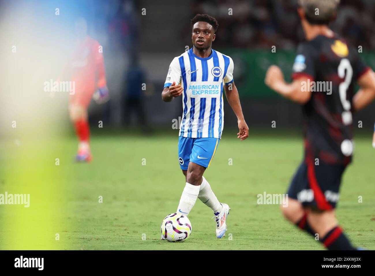 Japan National Stadium, Tokyo, Japan. 24th July, 2024. Tariq Lamptey ...