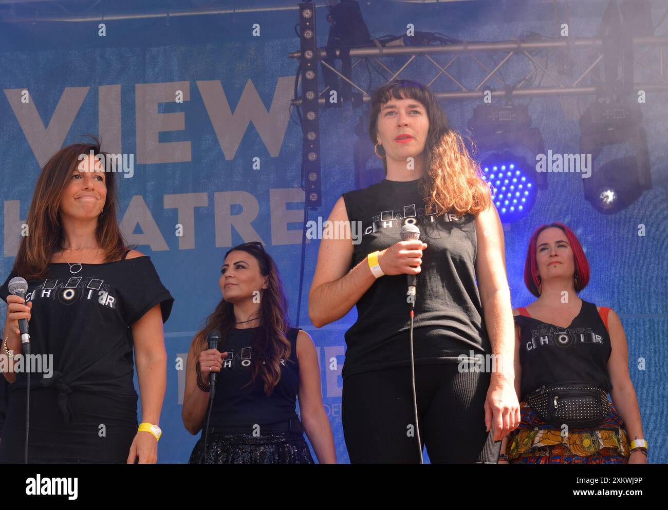 Bristol Bass Choir in performance at the Bristol Harbor Festival ...