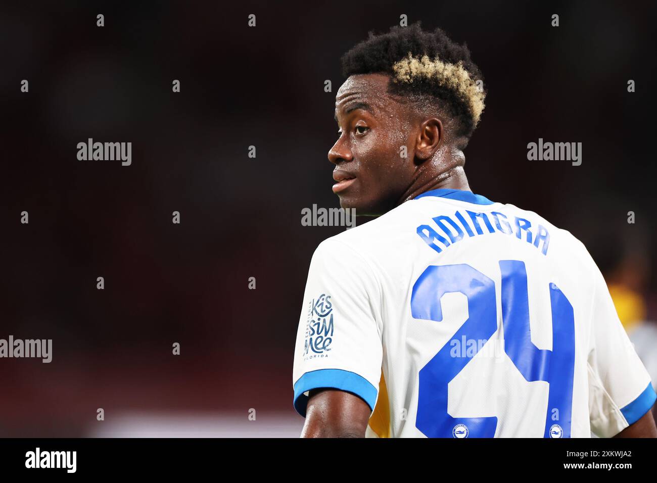 Japan National Stadium, Tokyo, Japan. 24th July, 2024. Simon Adingra ...