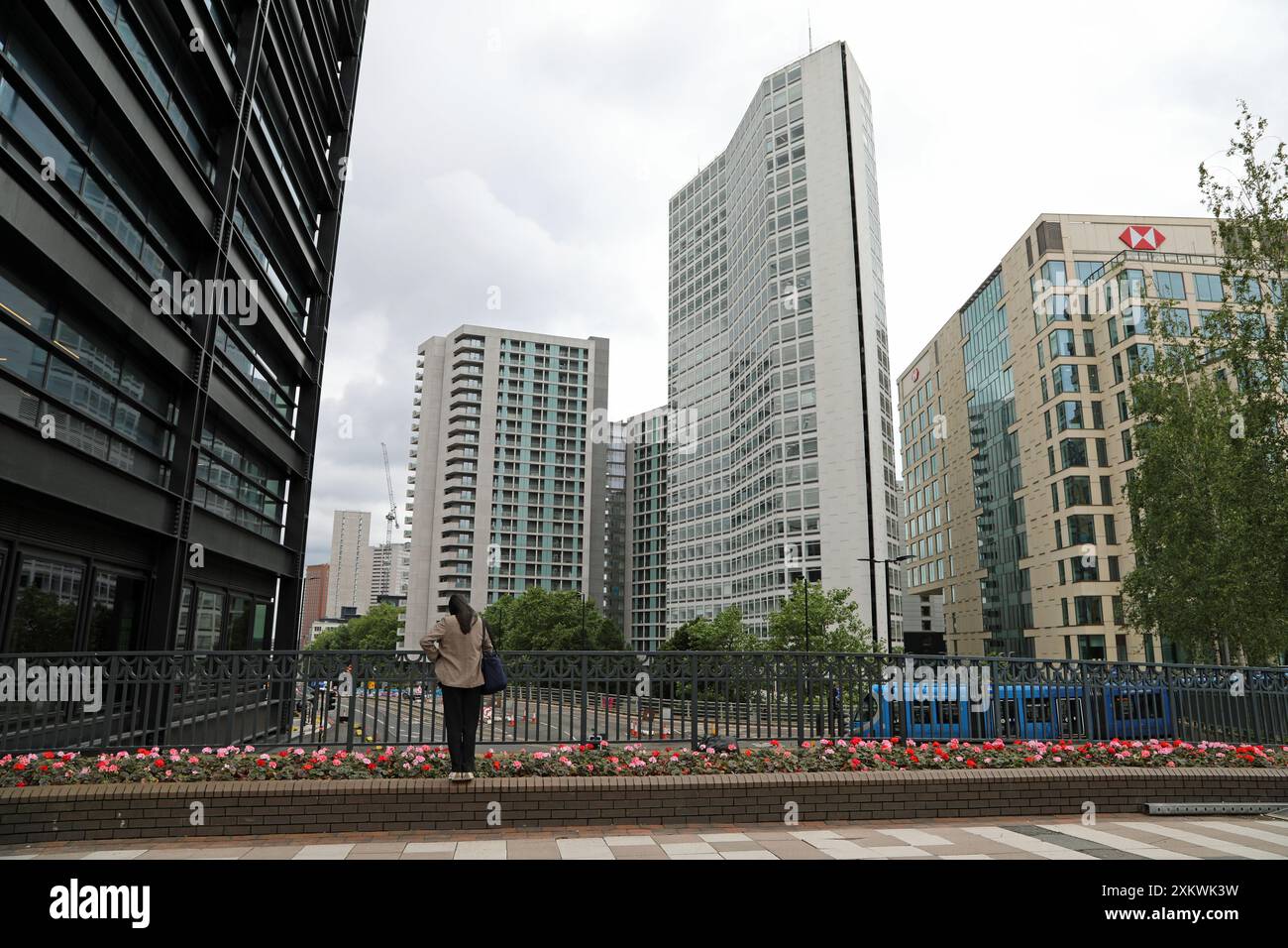 Centenary Square view in Birmingham City Centre Stock Photo - Alamy