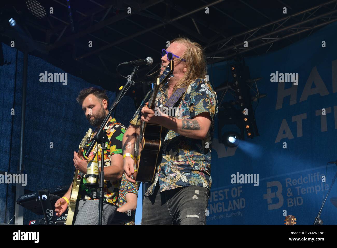 Folk and Rock band Imprints at Bristol Harbor Festival, Lloyds ...