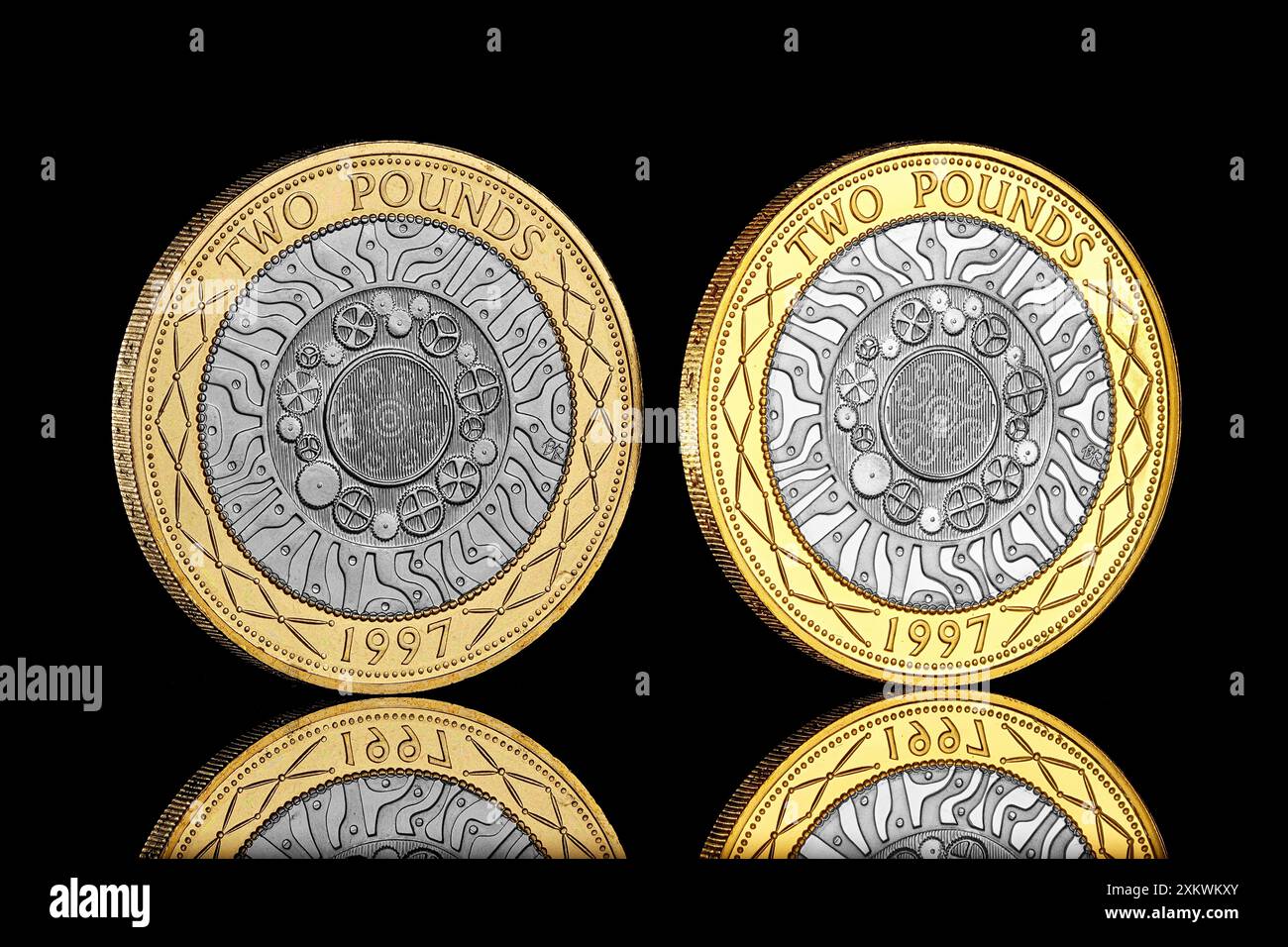 A Brilliant Uncirculated & Proof bimetallic £2 which were first issued ...