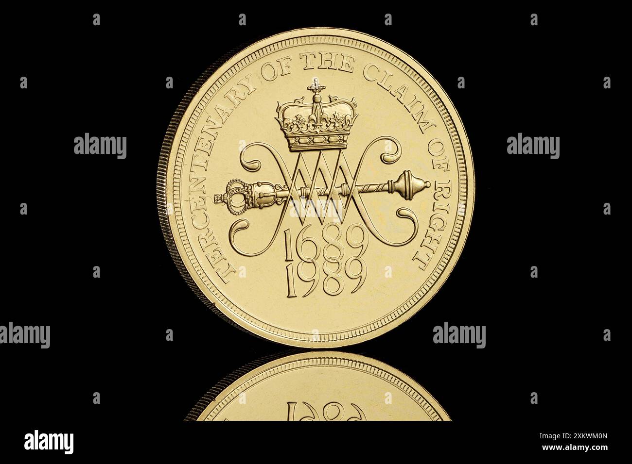Claim of right two pound coin reverse hi-res stock photography and ...