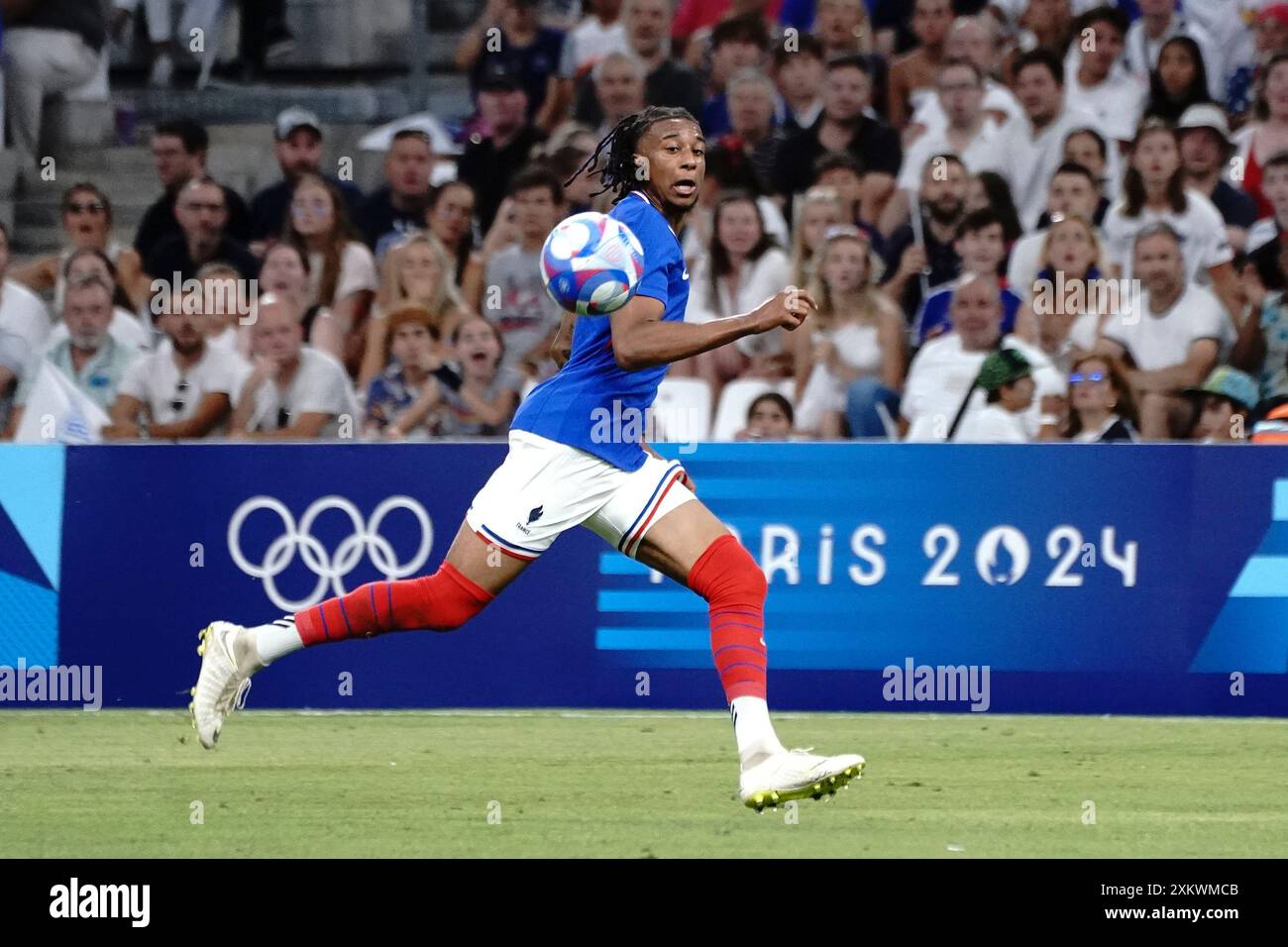Marseille, France. 24th July, 2024. Michael Olise (France) during the ...
