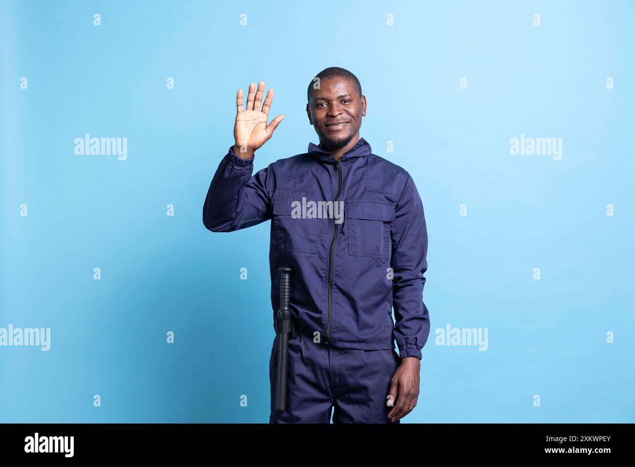 Office people saying hello hi-res stock photography and images - Alamy