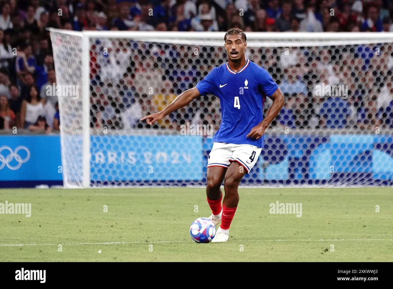 Loic Bade (France) during the Football, Men's Group A, between France ...