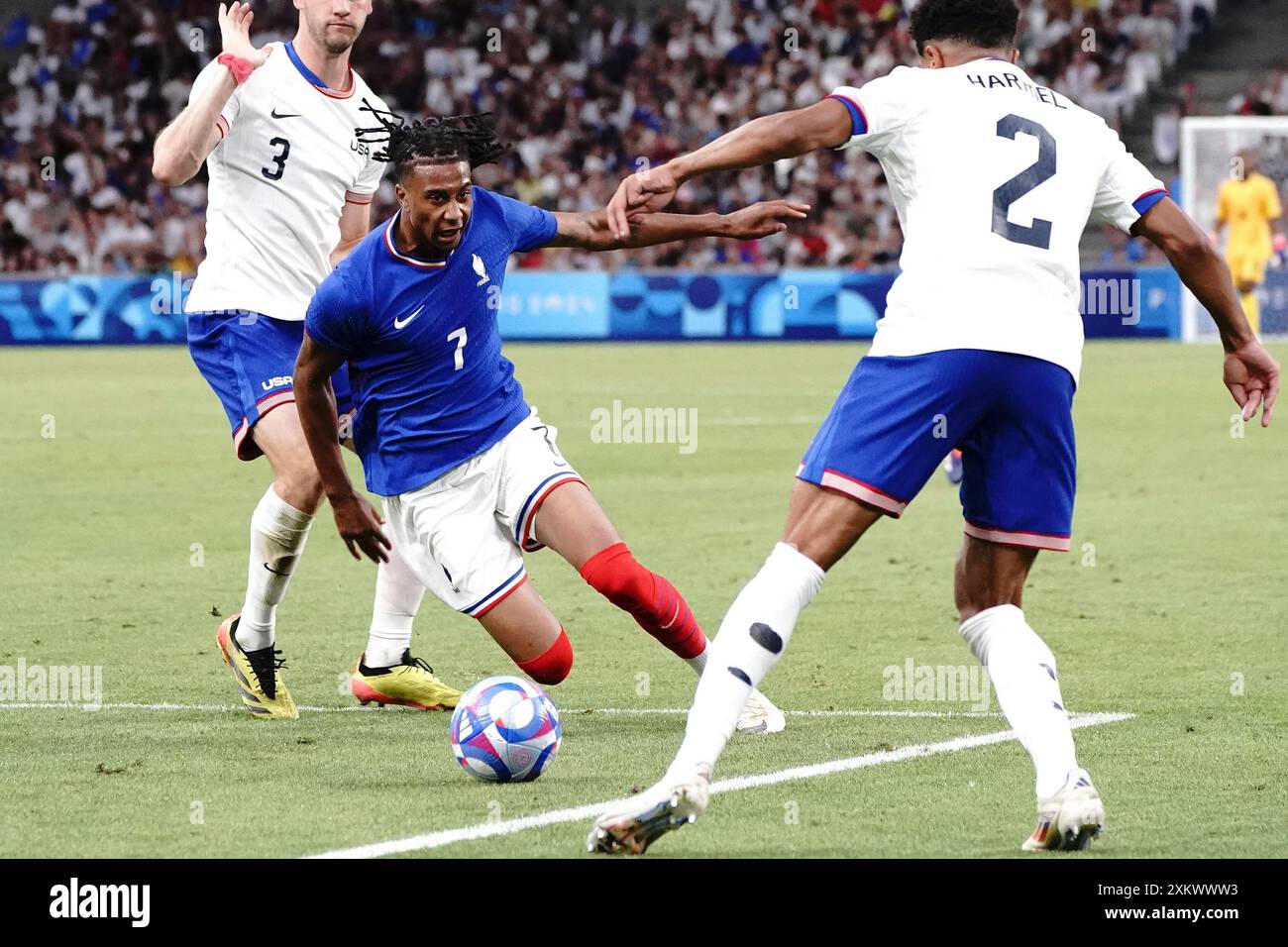 Michael Olise (France) during the Football, Men's Group A, between ...