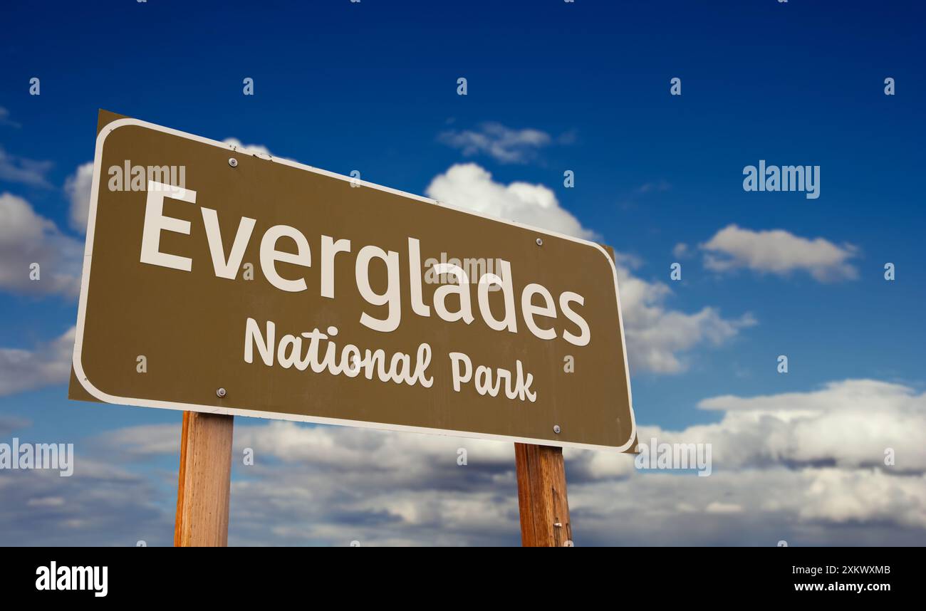 Everglades national park sign florida hi-res stock photography and ...