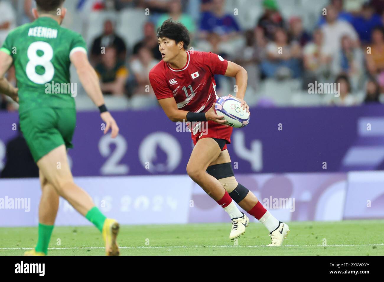 Saint-Denis, France. 24th July, 2024. Yu Okudaira (JPN) Rugby : Men's ...