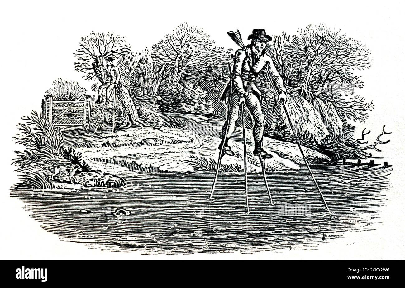 Man on stilts Cut Out Stock Images & Pictures - Alamy