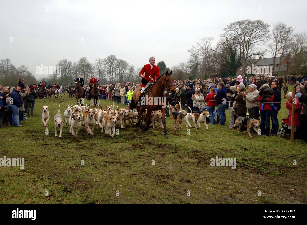 Hunting - Bicester and Whaddon Christmas Chase Hunt Stock Photo - Alamy