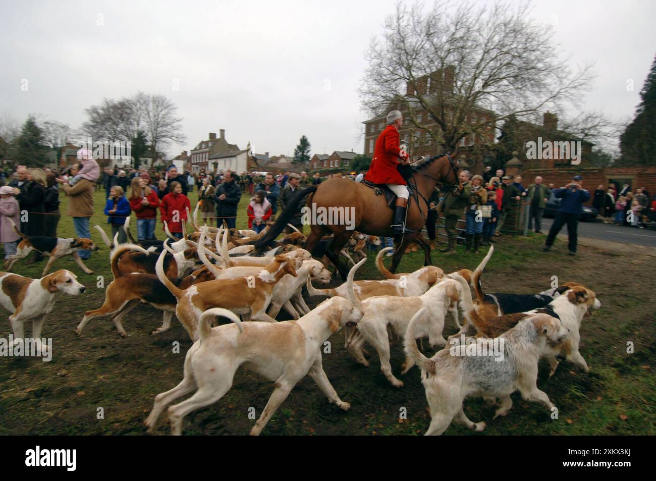 Hunting - Bicester and Whaddon Christmas Chase Hunt Stock Photo - Alamy