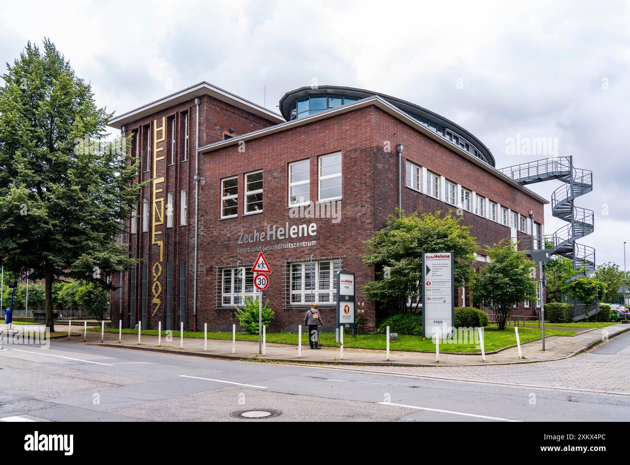 Former chewing building of the Vereinigte Helene & Amalie colliery, in ...