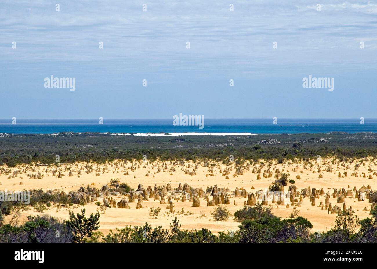 Limestone pillars in the Pinnacle Desert Stock Photo - Alamy