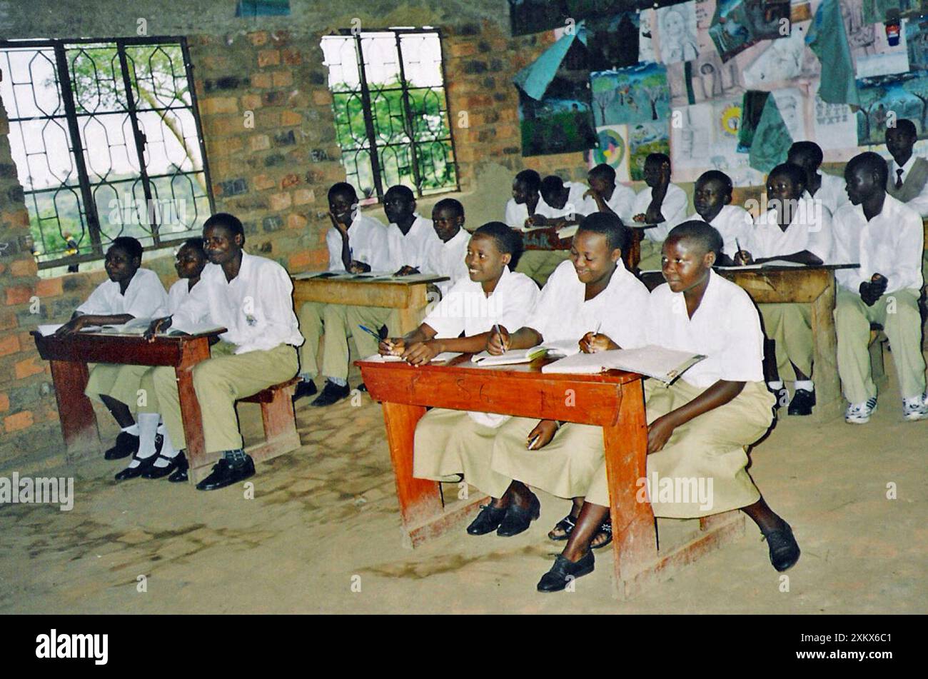Children at Equatorial College School Stock Photo - Alamy