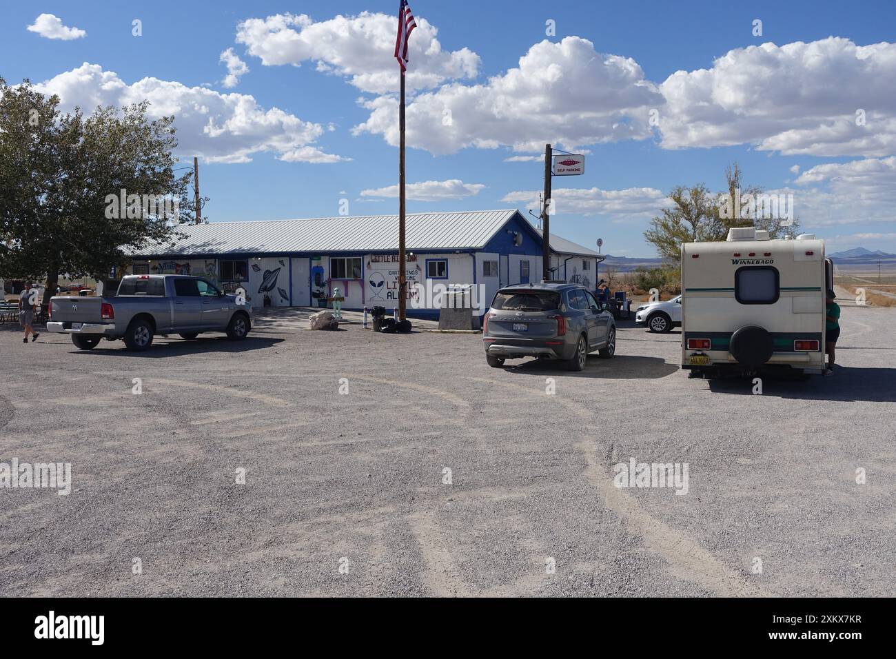 Lil' Alie Inn, a bar in Rachael Nevada, Area 51 Stock Photo - Alamy