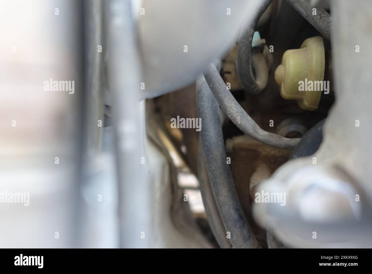 difficult to reach engine components Stock Photo - Alamy