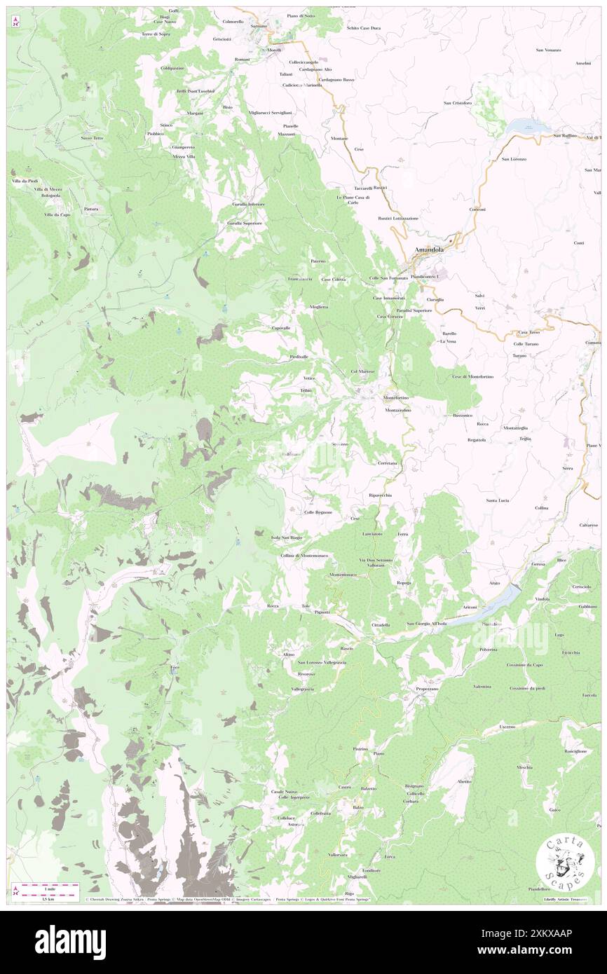 Montefortino, Province of Fermo, IT, Italy, The Marches, N 42 56' 35 ...