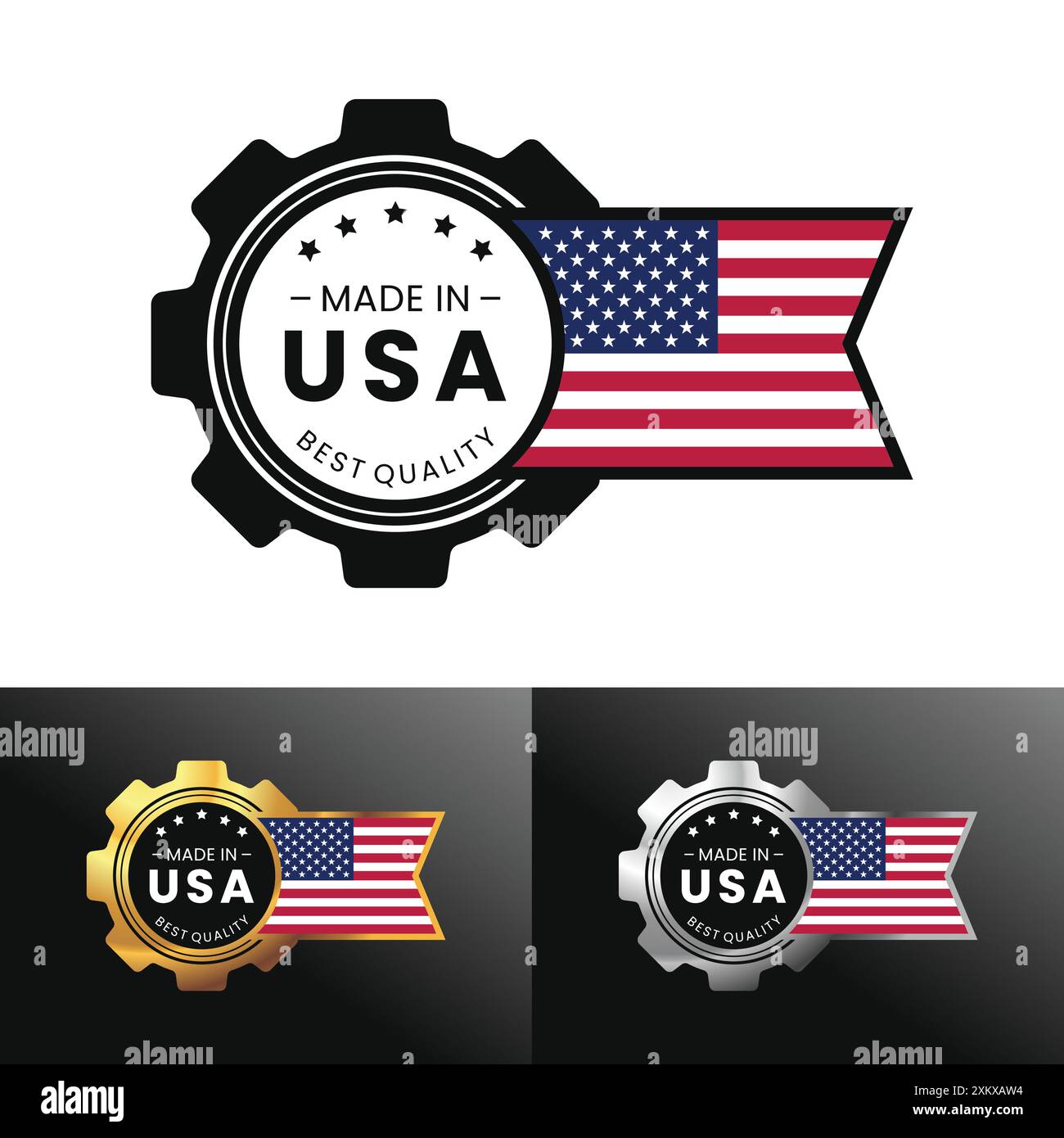 Made in usa sticker hi-res stock photography and images - Alamy
