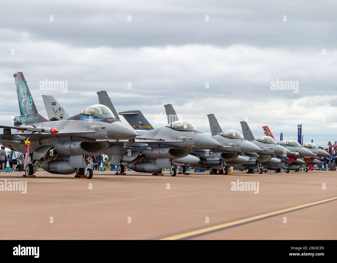 Nato F-16 Huge Static Display, Royal International Air Tattoo (Riat ...