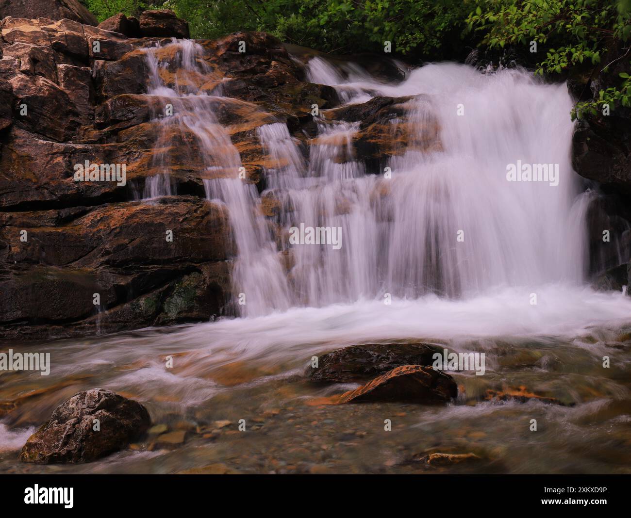 More baby waterfalls before the big one Stock Photo - Alamy