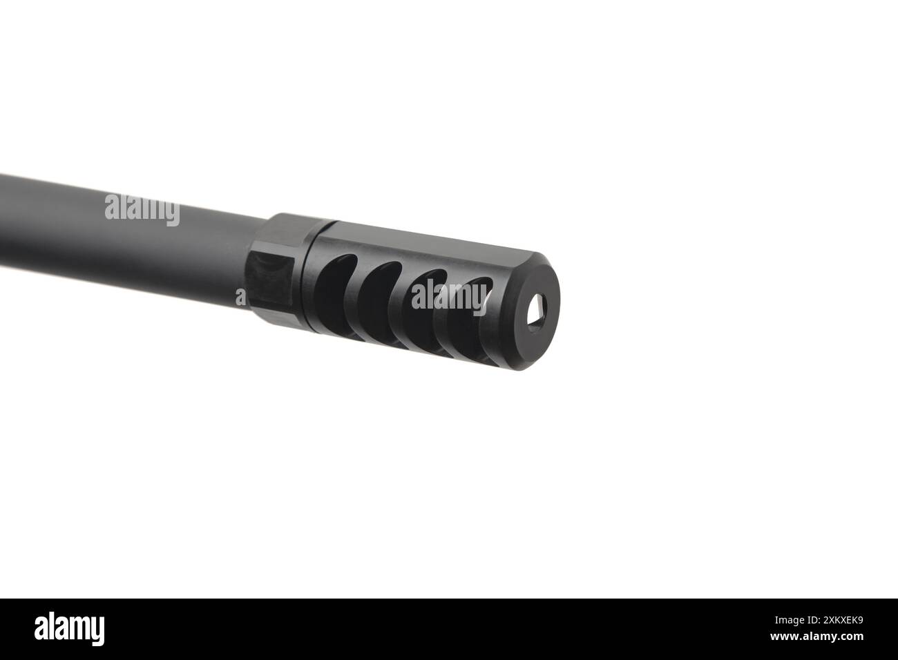 Muzzle brake compensator. Device for compensating for barrel toss ...