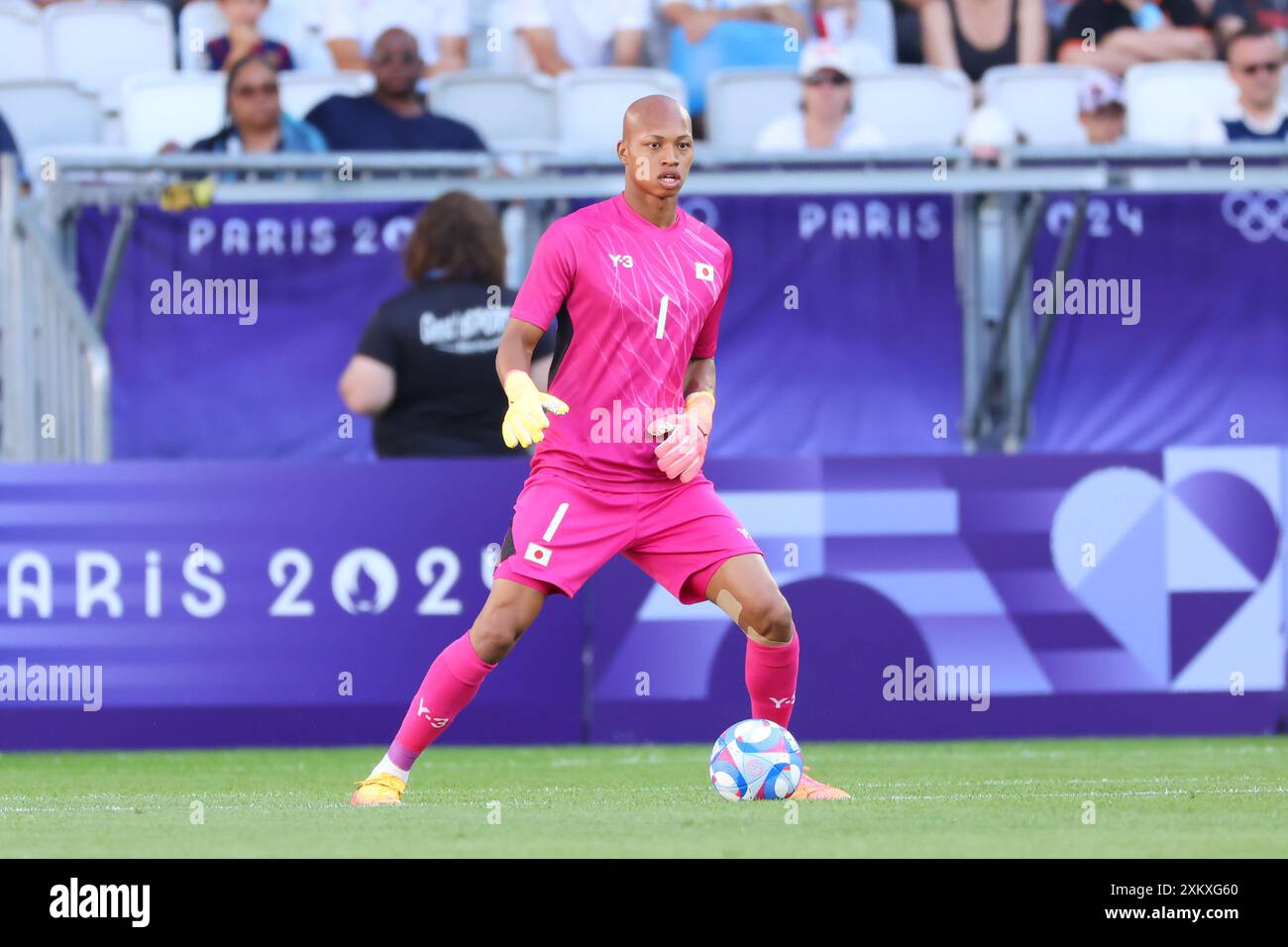 Bordeaux, France. 24th July, 2024. Leo Brian Kokubo (JPN) Football ...