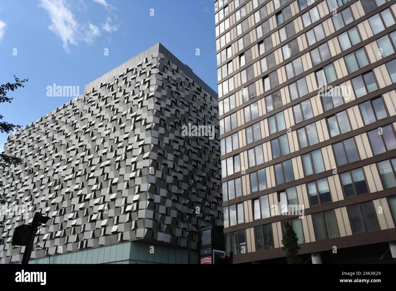 The City Lofts tower and the Charles street "Cheese grater" car park in ...