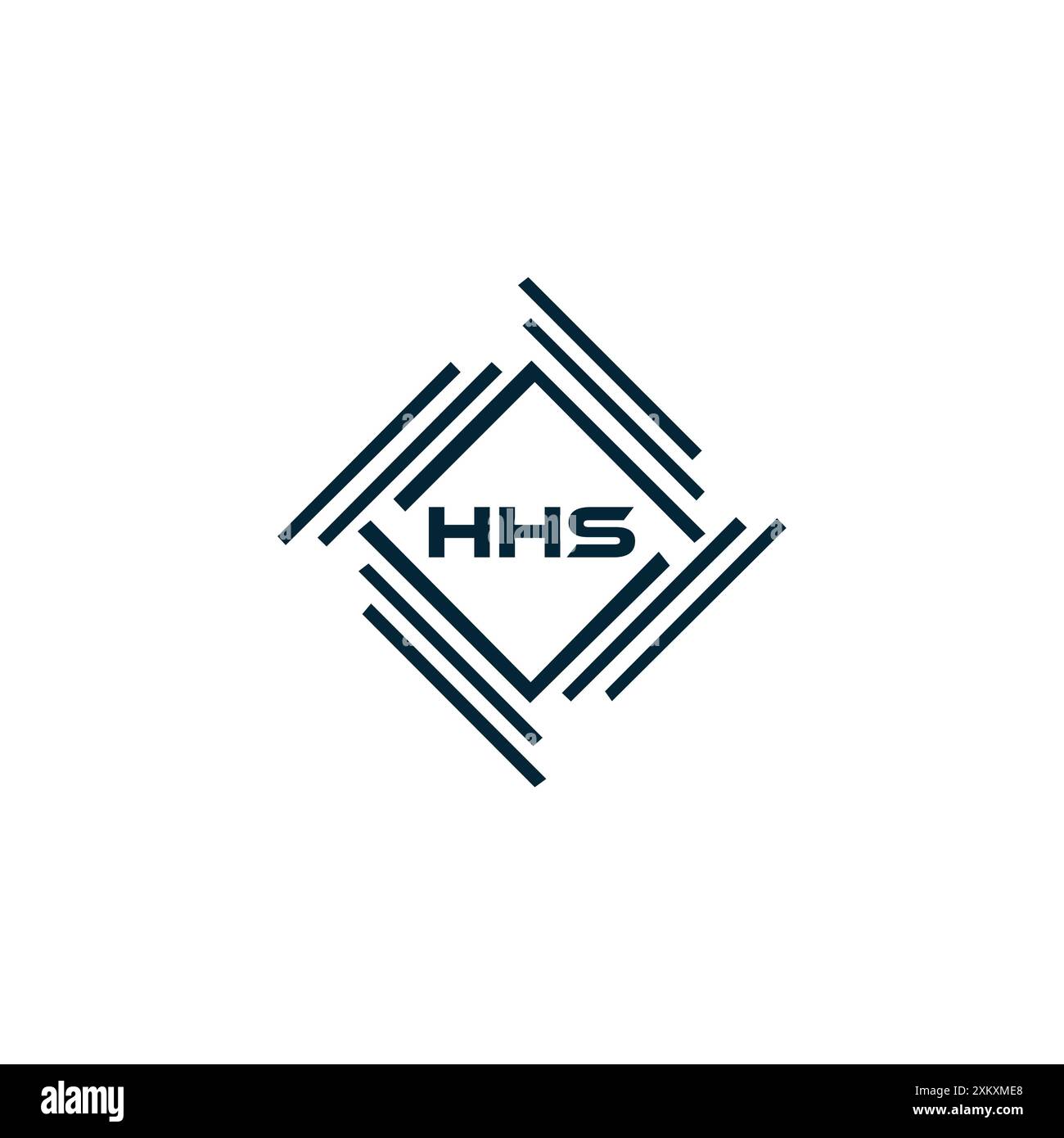 HHS logo. H H S design. White HHS letter. HHS, H H S letter logo design ...