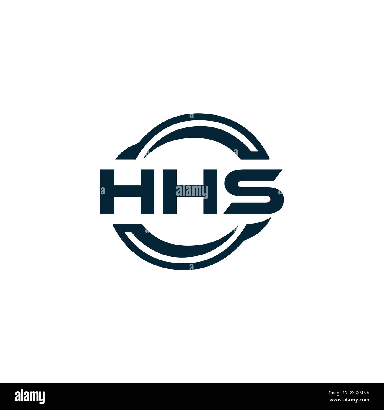 HHS logo. H H S design. White HHS letter. HHS, H H S letter logo design ...