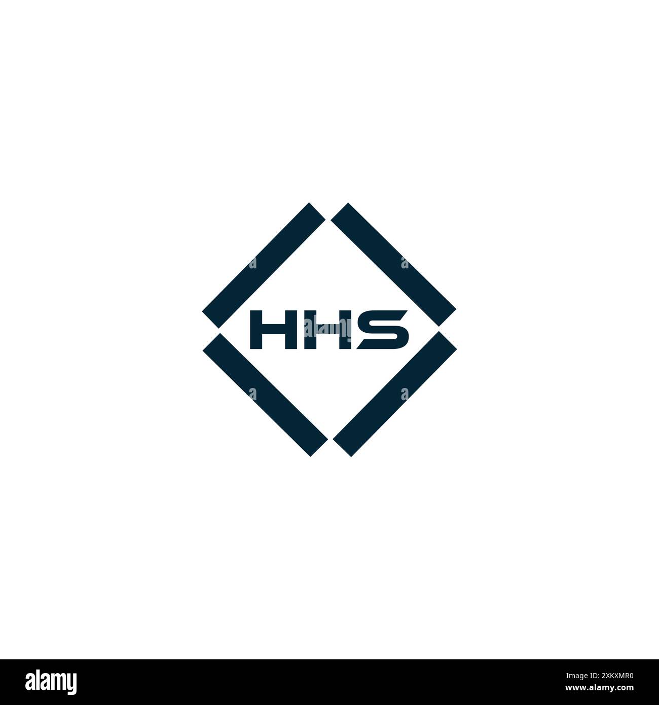 HHS logo. H H S design. White HHS letter. HHS, H H S letter logo design ...
