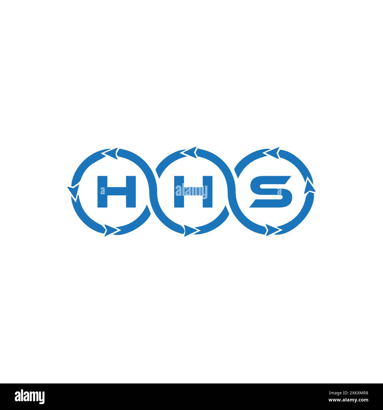 HHS logo. H H S design. White HHS letter. HHS, H H S letter logo design ...