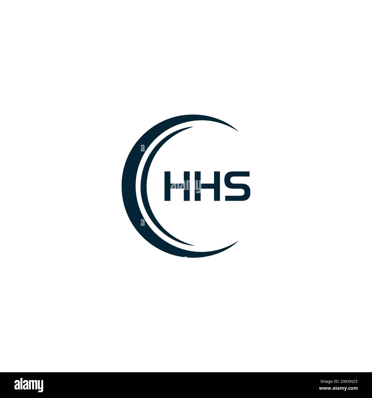 HHS logo. H H S design. White HHS letter. HHS, H H S letter logo design ...