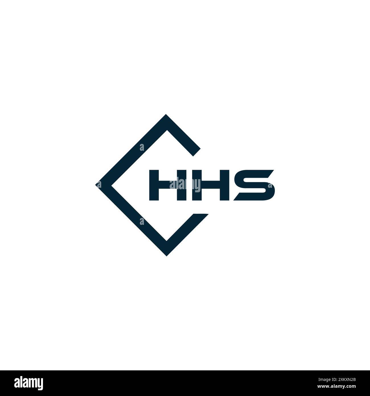 Hhs logo design hi-res stock photography and images - Alamy