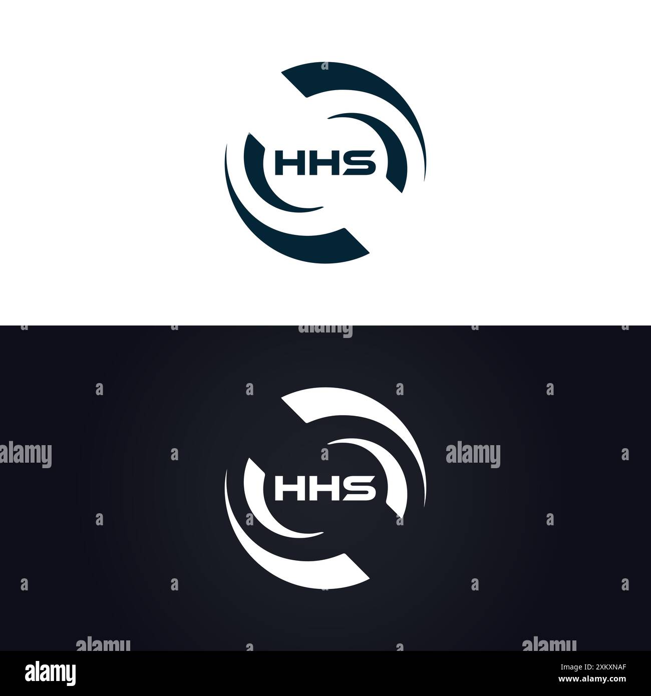 Hhs logo design hi-res stock photography and images - Alamy