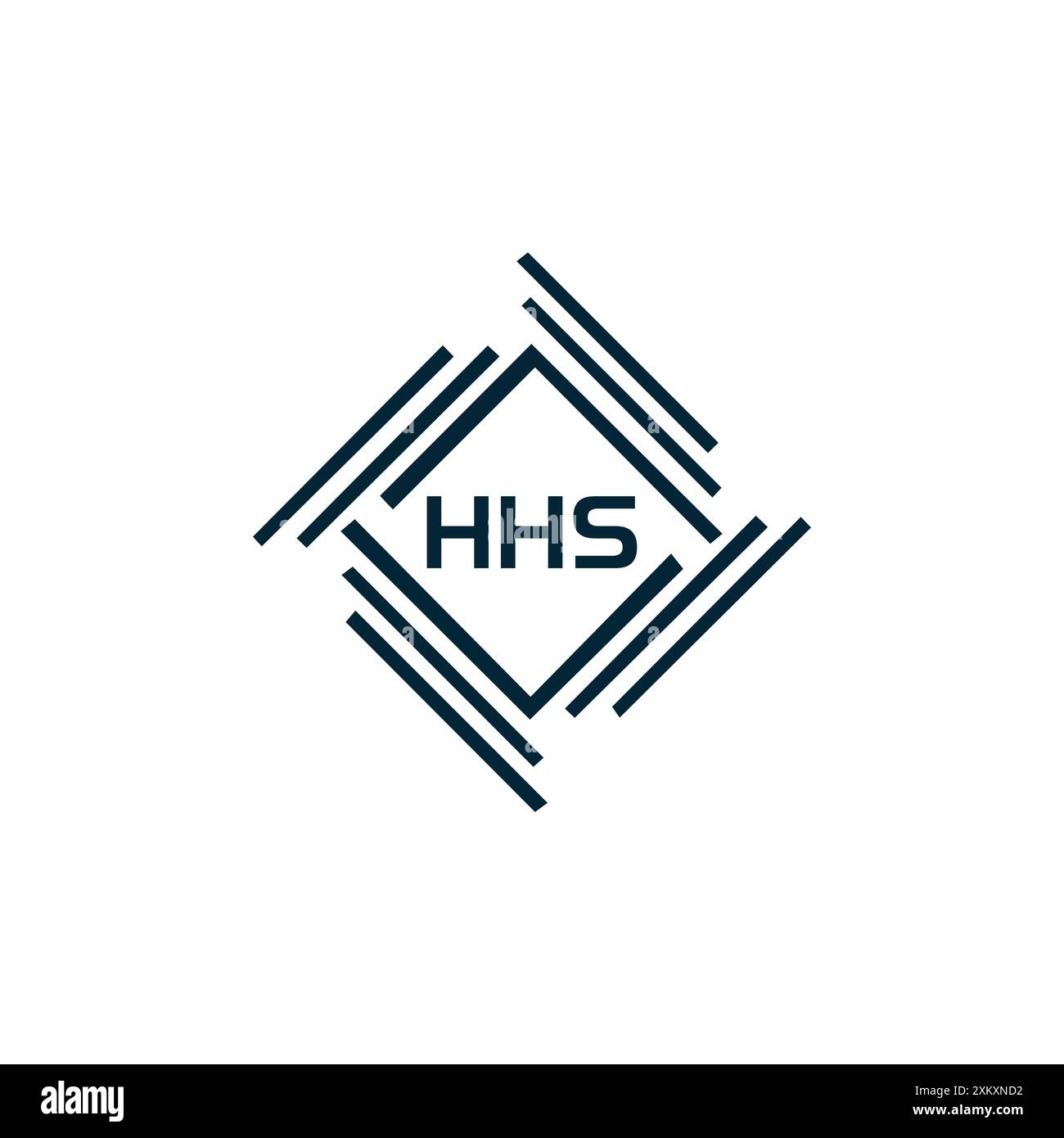 Hhs logo design hi-res stock photography and images - Alamy
