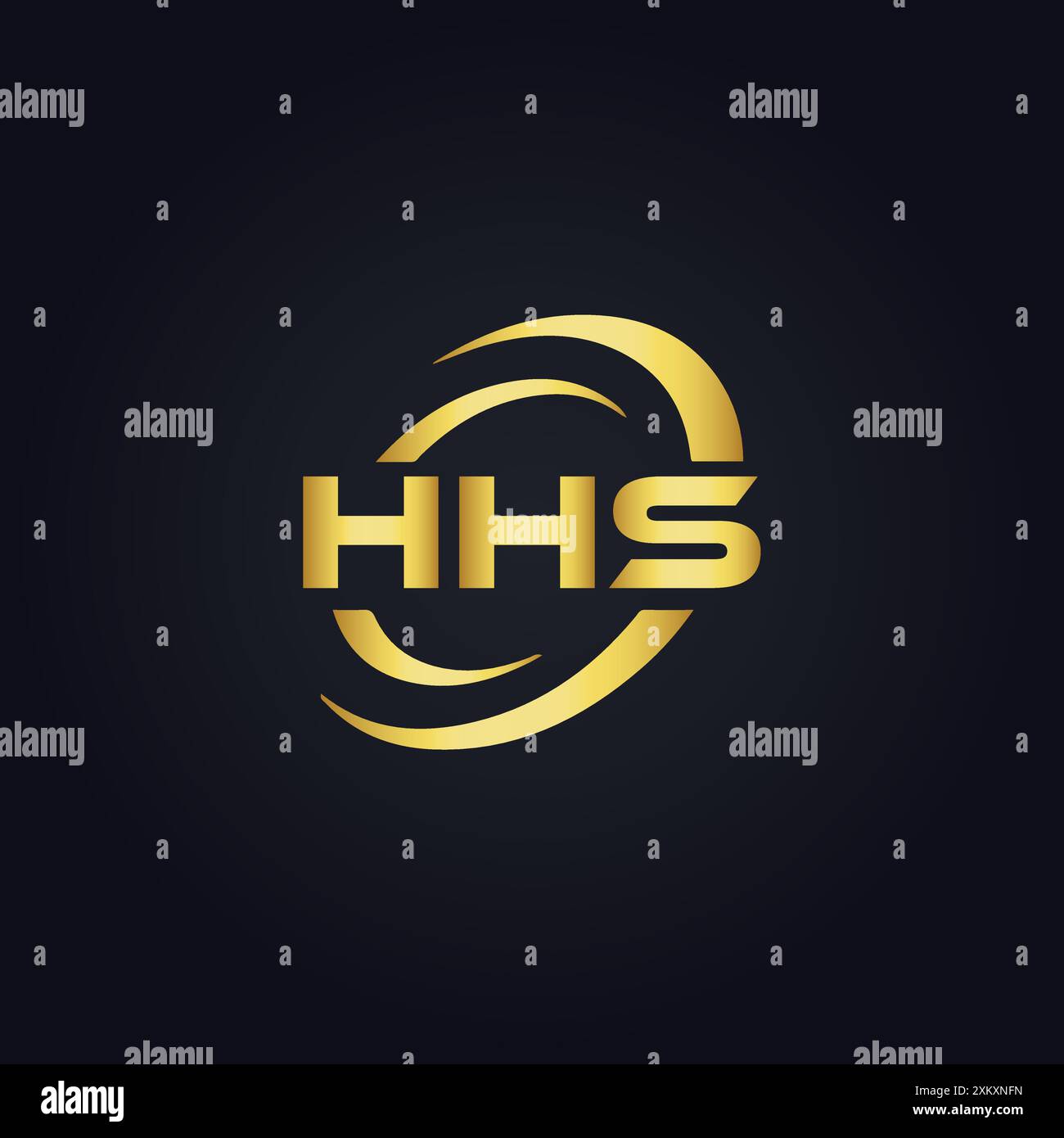 HHS logo. H H S design. White HHS letter. HHS, H H S letter logo design ...