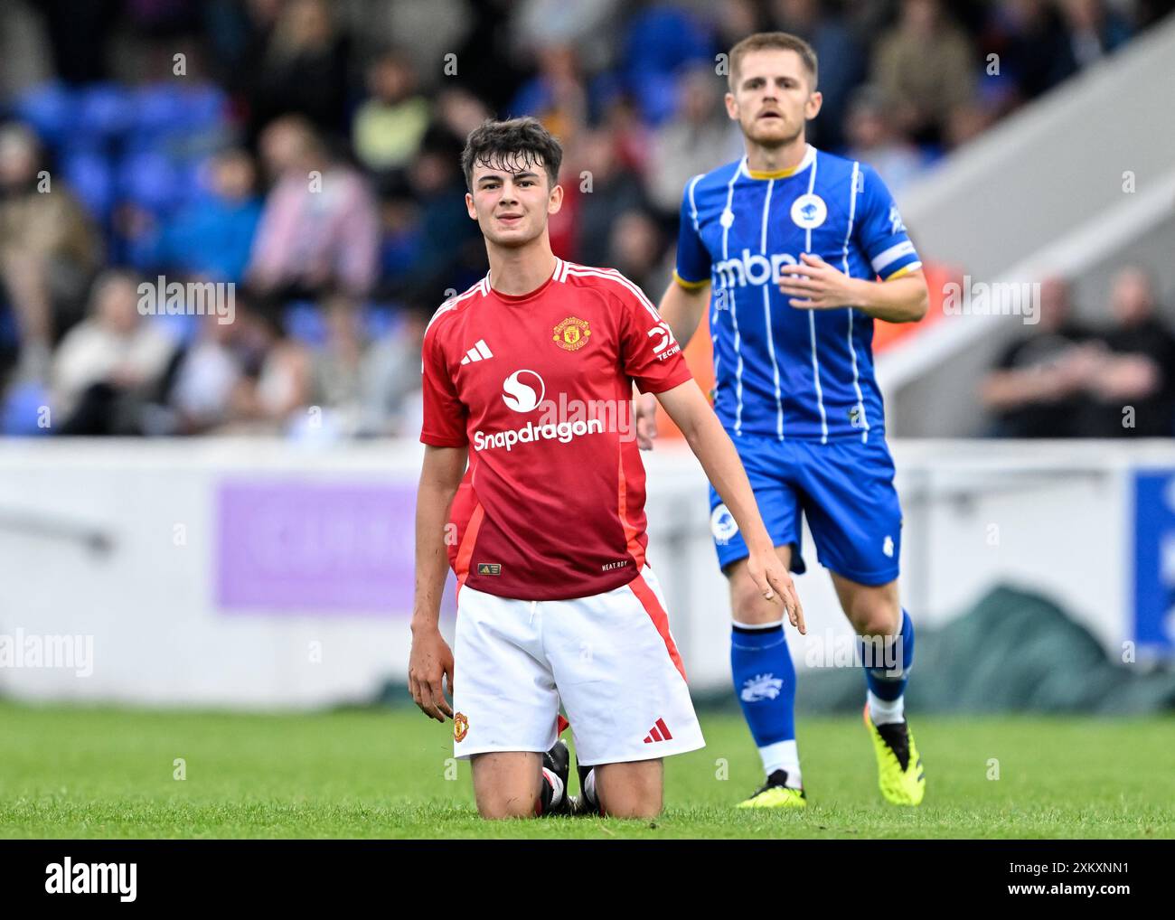 Tyler Fredricson of Manchester United during the Pre-season friendly ...