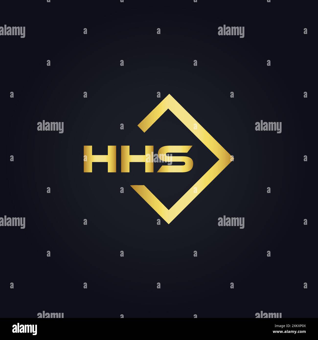 Hhs logo design hi-res stock photography and images - Alamy