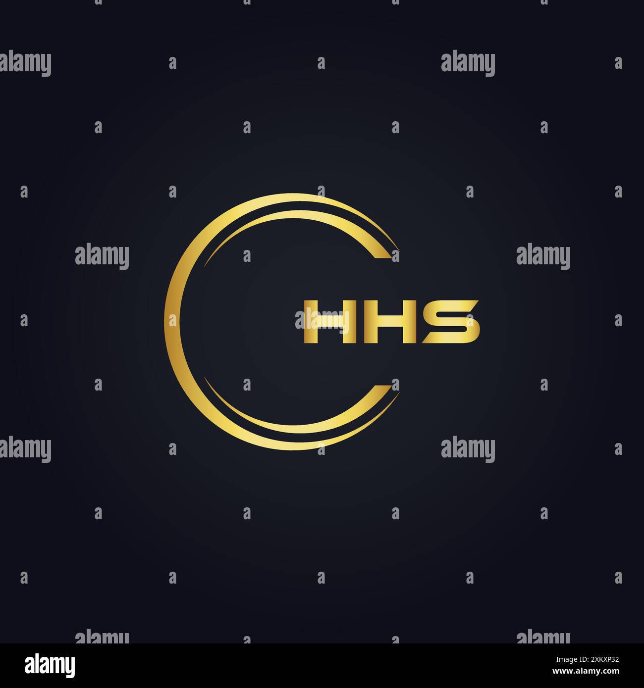 HHS logo. H H S design. White HHS letter. HHS, H H S letter logo design ...