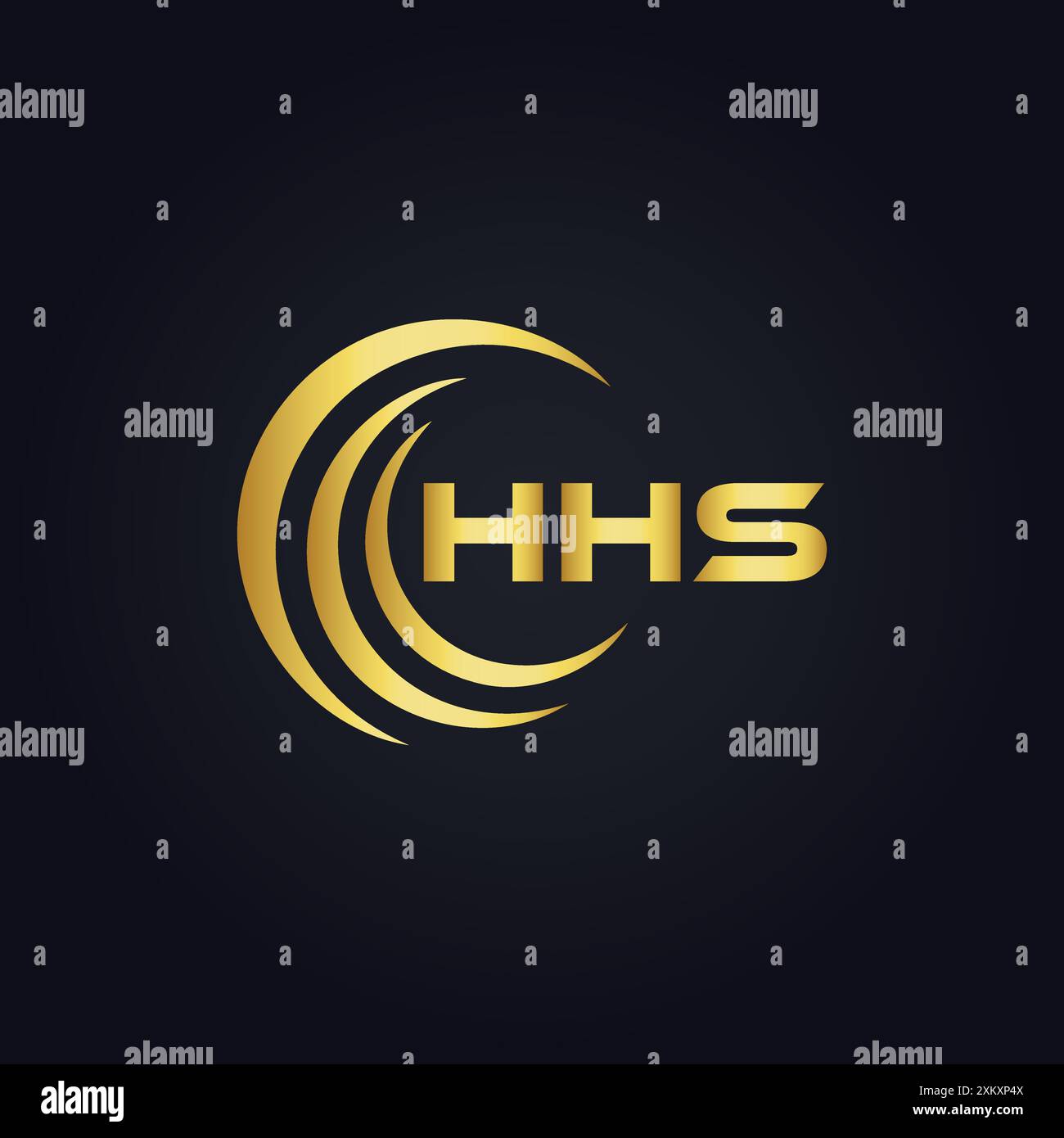 Hhs logo design hi-res stock photography and images - Alamy