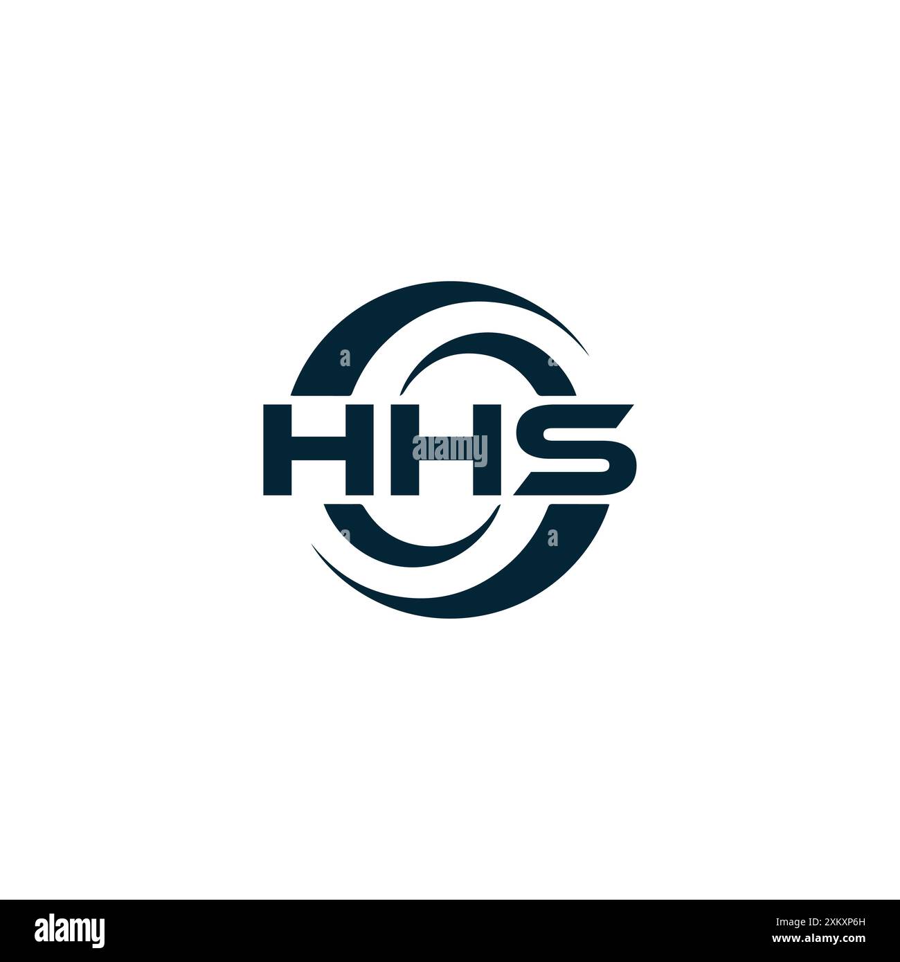 HHS logo. H H S design. White HHS letter. HHS, H H S letter logo design ...